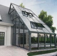 China High Strength Aluminum Sunroom With Glass Roof Customizable Sizes for sale