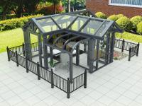 China High Strength Aluminum Sunroom With Glass Roof Customizable Sizes for sale