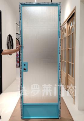China Swing Type Aluminium Glass Door Corrosion Resistance Waterproof For Bathroom for sale