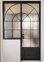 China Classic French Aesthetic Design Aluminum Glass Swing Door For Study Room for sale