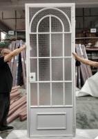 China Classic French Aesthetic Design Aluminum Glass Swing Door For Study Room for sale