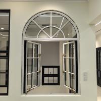 China Customization Aluminum French Windows Corrosion Resistant With Airtight Seals for sale