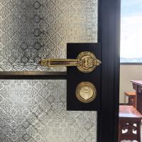 China French Style Aluminum Glass Swing Door Dustproof Windproof Customizable for sale