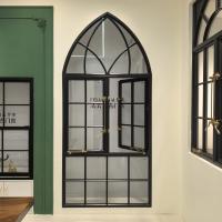 China Custom French Style Double Opening Windows For Sunroom Balcony Interior Partition for sale