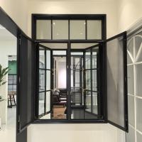 China All In One Outswing Casement Window With Diamond Mesh Anti Insects And Intruders for sale