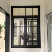 China 2.0mm Aluminum Alloy Casement Window With Integrated Opening Screens for sale
