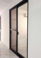 China Custom Aluminum Glass Door AS2047 Standard , Aluminium Sliding External Doors for sale