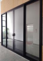 China Customized Indoor Outdoor Aluminum Sliding Doors With 5mm-8mm Tempered Glass for sale