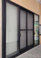 China Weathertight Aluminum Sliding Patio Doors Corrosion Resistant AS2047 Certification for sale
