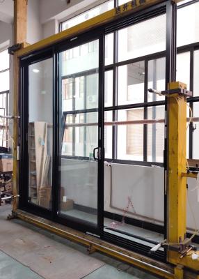 China 2.0mm Thickness Aluminium Framed Sliding Doors Corrosion Resistant Custom Size for sale