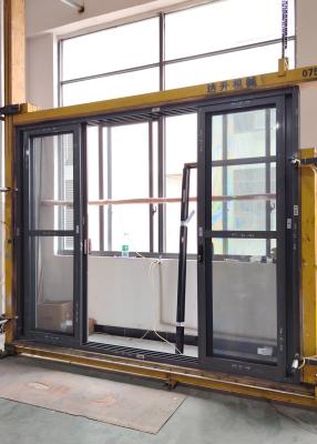 China Commercial Aluminum Sliding Glass Doors Sleek Design Heavy Duty Weather Resistant for sale