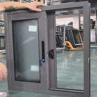 China Custom 6063-T5 Aluminum Sliding Window High Seal Design With Low Resistance Rollers for sale