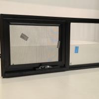 China 5mm Tempered Glass Aluminum Awning Window Powder Coating Surface For Homes for sale