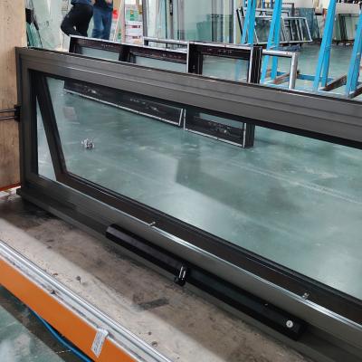 China Easy Operate Aluminum Glass Awning Window Australian Style Alum Casement Windows for sale