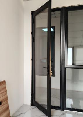 China Residential Commercial Aluminum Swing Door Australian Standard Corrosion Resistant for sale