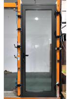 China Customized Aluminium And Glass Swing Doors Anti UV With Weatherstripping for sale