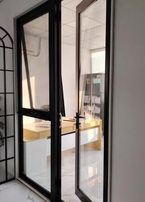 China Waterproof Structure Aluminum Swing Doors Swinging Kitchen Doors Hassle Free Install for sale