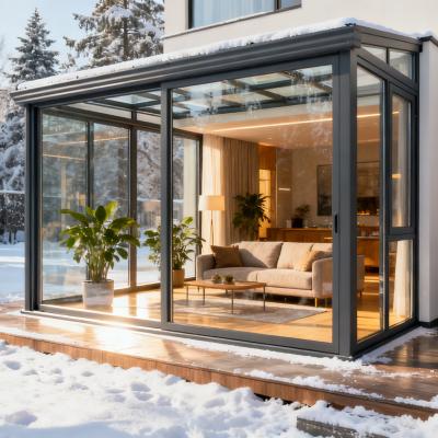 China Weather Resistance Aluminum Sun Room Thermal Insulation Aluminum Solarium for sale