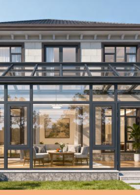 China Modular Design Aluminium Sun Room Broken Bridge Structure Leak Proof Sealing for sale