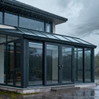 China Soundproof Aluminum Alloy Sunroom , 6063-T5 Aluminium Frame Solarium Corrosion Resistant for sale