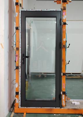 China Custom 6063-T5 Aluminum Swing Doors Australian Standard Hurricane Resistant for sale