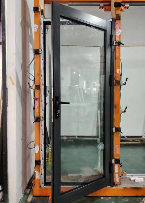 China 6063-T5 Aluminum Alloy Swing Doors UV Resistant With Powder Coating Finish for sale