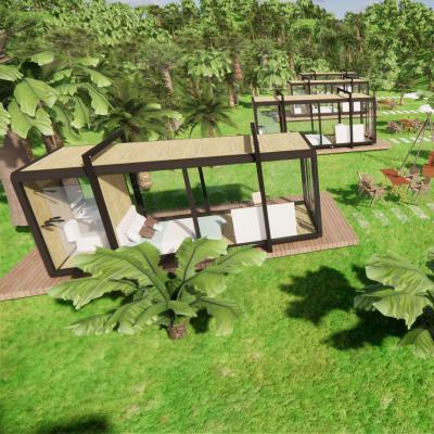 China Ultra Rapid Build Aluminium Frame House Prefab Aluminum Homes Weather Resistant for sale