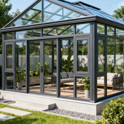 China All Climate 6063-T5 Aluminum Room Additions , Aluminium Patio Enclosures Wind Resistant for sale