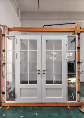 China French Retro Outdoor Terrace Garden With Broken Bridge Aluminum Heavy-duty Entrance Door for sale