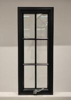 China French retro style outdoor balcony with broken bridge aluminum lattice window for sale