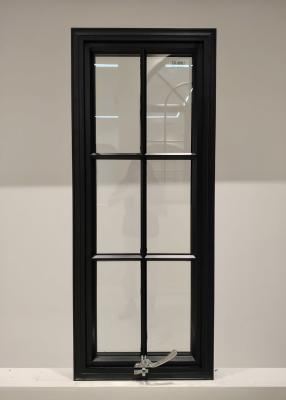 China French retro style outdoor balcony with broken bridge aluminum lattice window for sale
