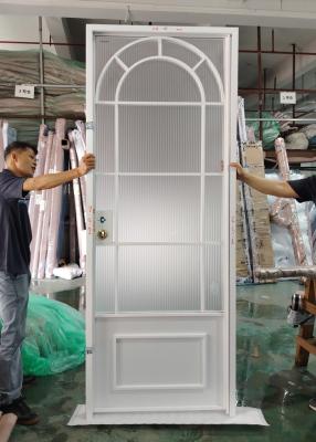 China French Retro Style Indoor Aluminum Alloy Partition Glass Door for sale