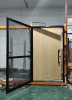 China Heat-Insulating Aluminum Front Doors Energy-Efficient & Eco-Friendly for sale