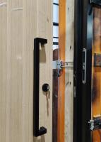 China 6063-T5 Aluminum Entrance Door Australian Certified Windproof Corrosion-Resistant Mosquito-Proof for sale