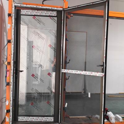 China 6063-T5 Titanium-Magnesium Aluminium Swing Doors | Aussie Weather-Resistant for sale