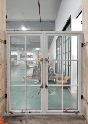 China Self built house decoration French style broken bridge aluminum window for sale