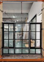China Villa decoration with French retro style broken bridge aluminum windows for sale