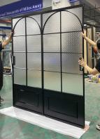China French-style Aluminum Sliding Door with 6063-T5 Alloy Frame and 5mm-8mm Tempered Glass for Indoor Partitions for sale