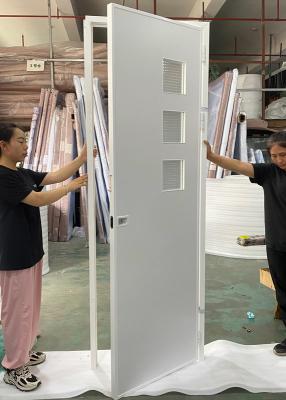 China French retro aluminum hinged bathroom partition door for sale