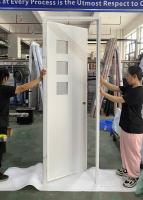 China French-style vintage aluminum swing partition door for bathroom for sale