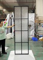 China French vintage aluminum glass dividing window for sale