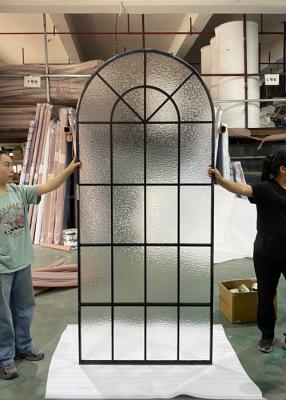 China French-style aluminum-framed glass partition window for sale