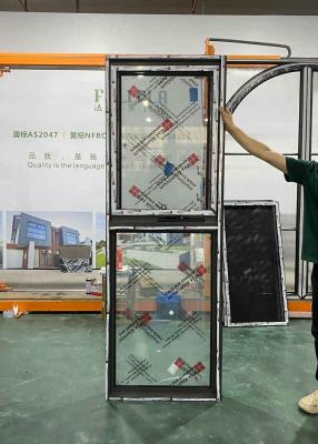 China Australian Standard 100 Series Crank Window with Silent Design, Built-in Insect Screen & Effortless Crank Operation for sale