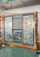 China 6063-T5 Aluminum Alloy Sliding Doors with Double-Layer Tempered Glass and PA66 Thermal Break for Energy Efficiency for sale