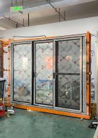 China AS 2047 Certified Aluminium Sliding Doors with 6063-T5 Alloy and Double-Layer Tempered Glass for Wind Resistance up to 3000Pa for sale