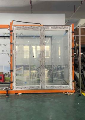 China AS2047 Compliant 6063-T5 Aluminum Alloy Double Door with 1.8mm Wall Thickness for Australian Standards for sale