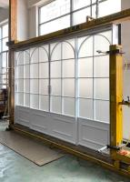 China French Frosted Glass Sliding Door with 8mm or 5mm Tempered Glass and 6063-T5 Aluminum Alloy Frame for Flexible Interior Partition for sale