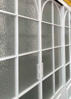China French Frosted Glass Sliding Door with 8mm or 5mm Tempered Glass and 6063-T5 Aluminum Alloy Frame for Flexible Interior Partition for sale