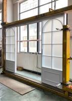 China French Frosted Glass Sliding Door with 8mm or 5mm Tempered Glass and 6063-T5 Aluminum Alloy Frame for Flexible Interior Partition for sale