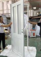 China Customizable French Vintage Door with 6063-T5 Aluminum Alloy Frame and 8mm or 5mm Tempered Glass Options for sale